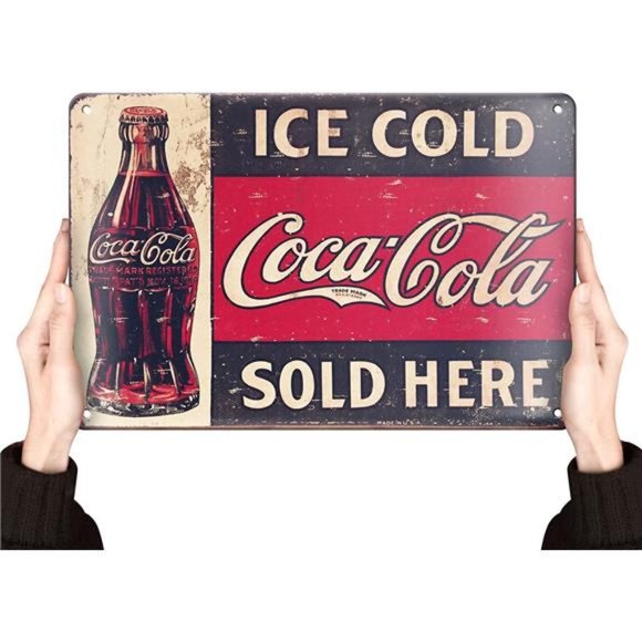 Wall Decor | Coca Cola Signs Metal Retro Sign Vintage Bar Cool 12x8 ...